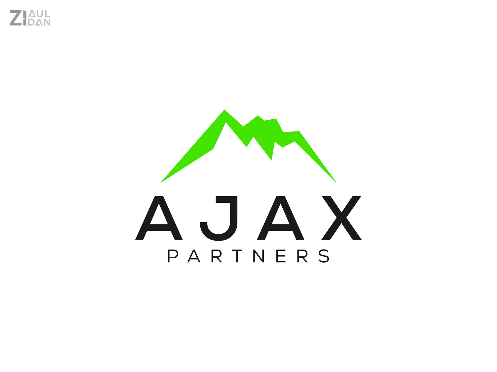 Ajax Partners - Logo Design (used) by Ziaul Zidan on Dribbble