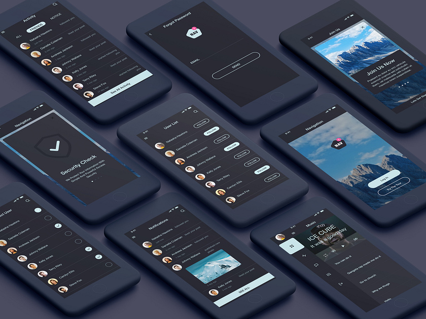 Mobile Navigation designs, themes, templates and downloadable graphic ...