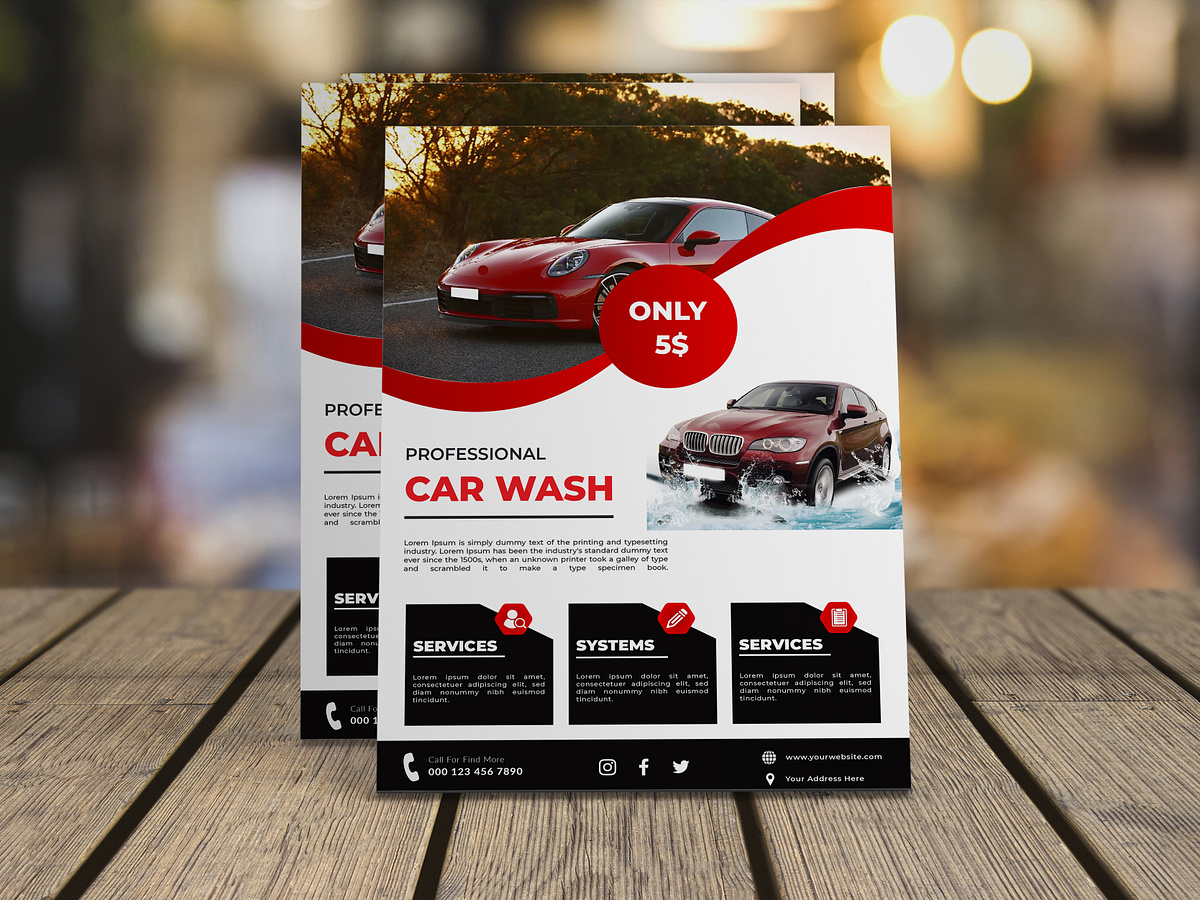 Car Wash Poster designs, themes, templates and downloadable graphic ...