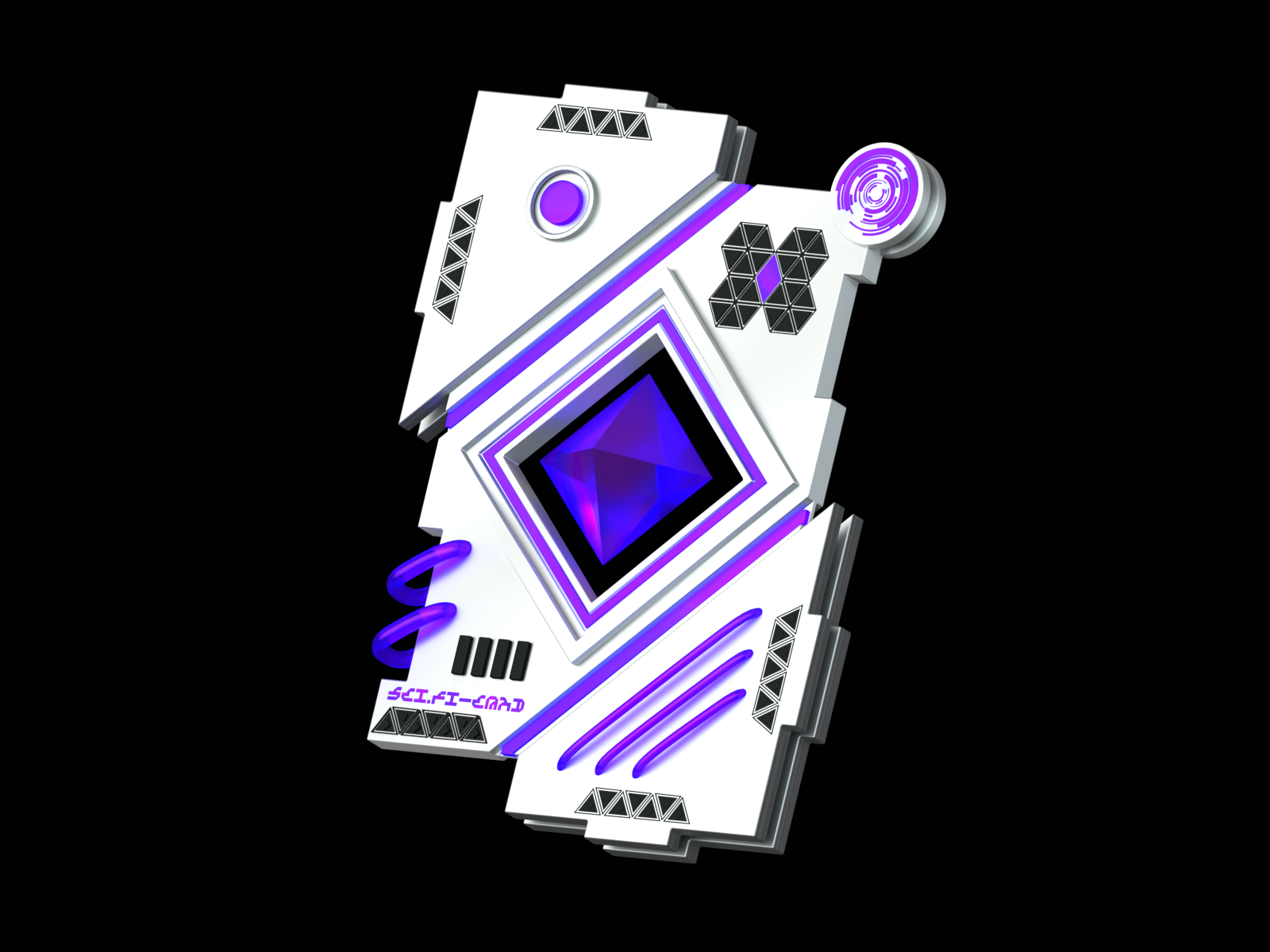 Sci-Fi Cards by Milad Sanei on Dribbble