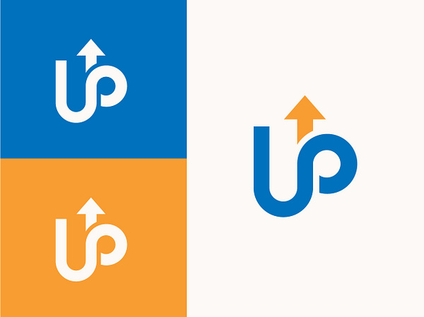 UP Logo Design. by NUR (UX, UI, Brand & More) on Dribbble