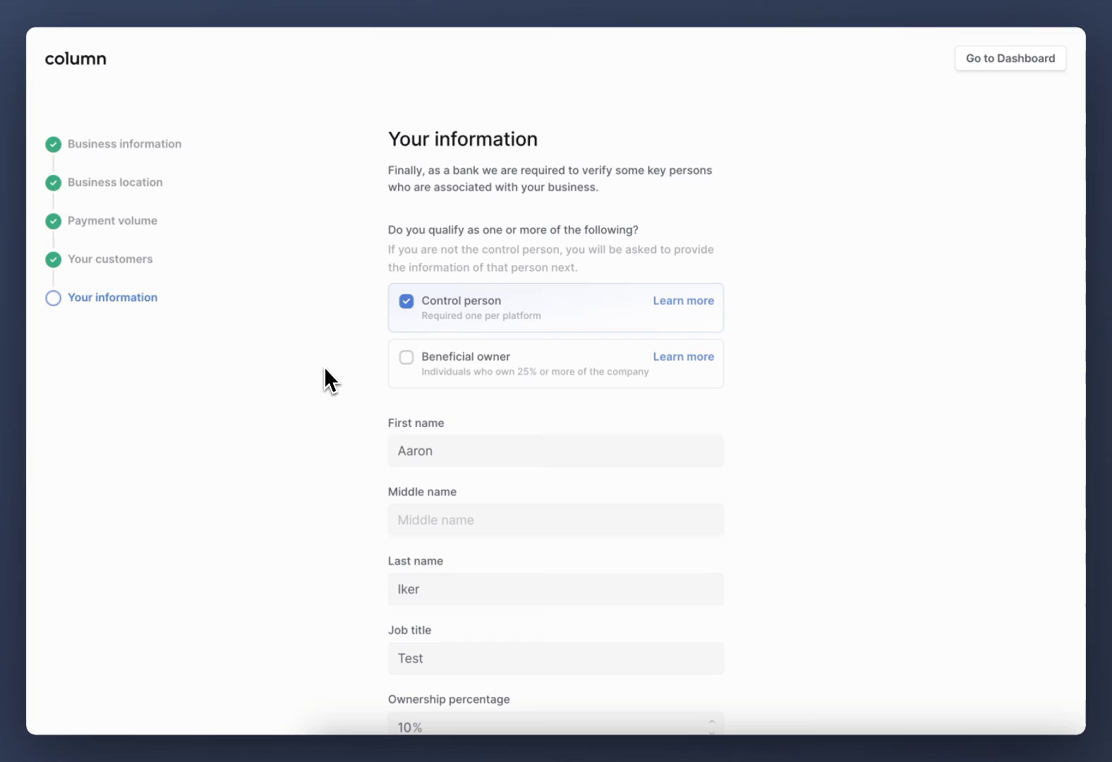 Onboarding submit animation by Aaron Iker on Dribbble