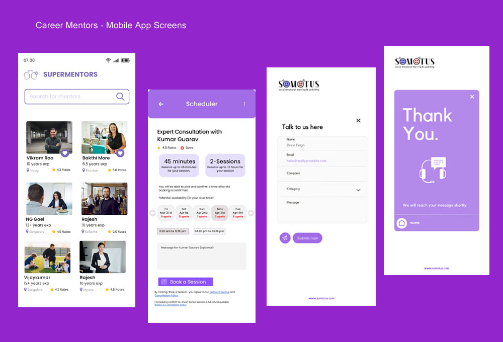 Mobile App screen design by Prashanth on Dribbble