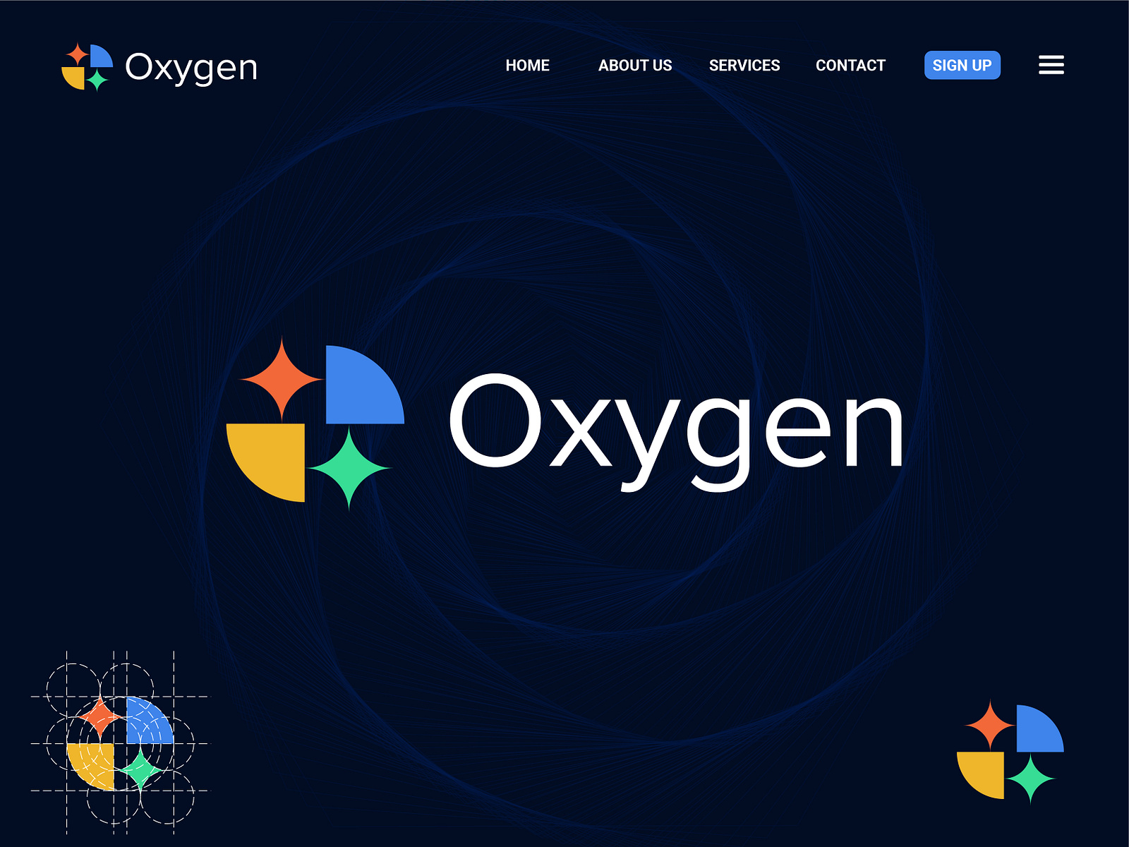 Modern O Letter Geometric Abstract Logo by Md. Ashiqul Islam on Dribbble