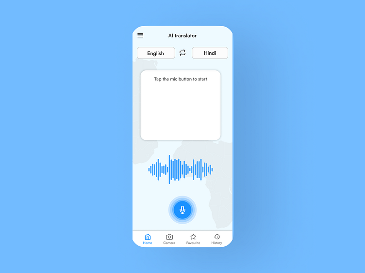 AI Realtime Translation App by Aryan Tripathi on Dribbble