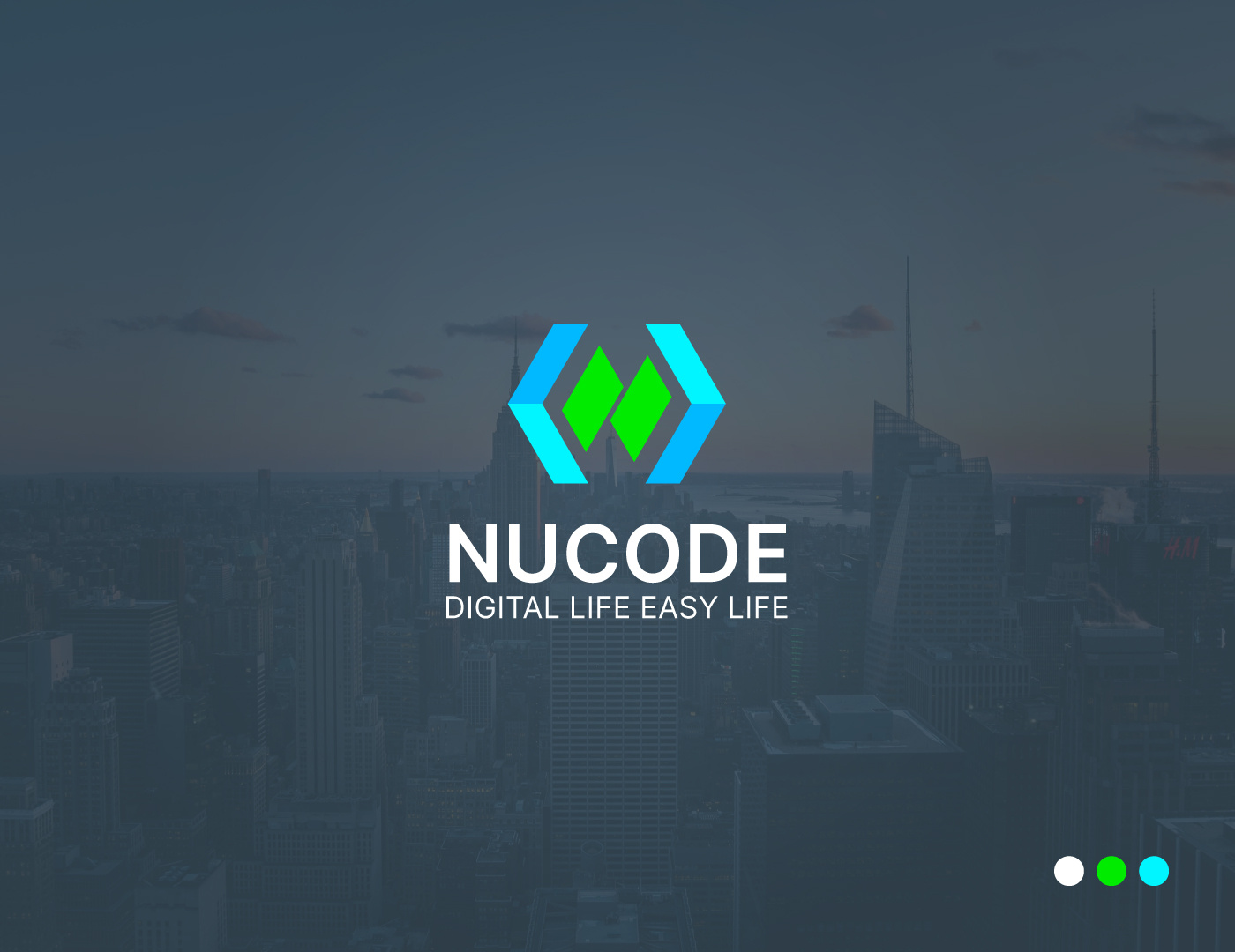 modern, minimalist, branding, n letter nucode logo design by NM Tamli ...