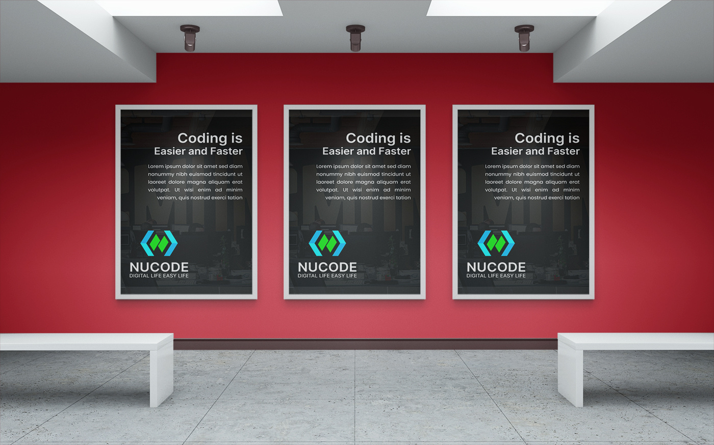 modern, minimalist, branding, n letter nucode logo design by Nayan Tamli for Brand Crown on Dribbble