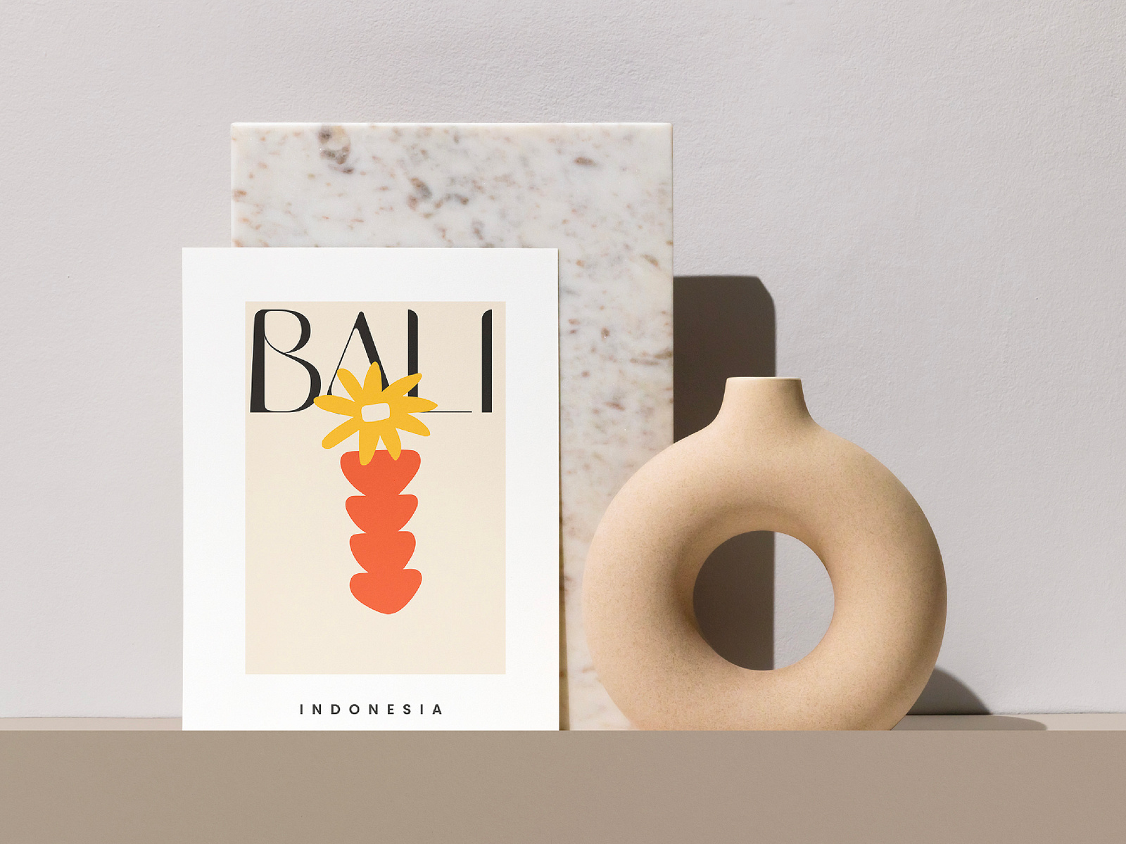 Tropical Bali Poster by Alina Glotova 🇺🇦 on Dribbble