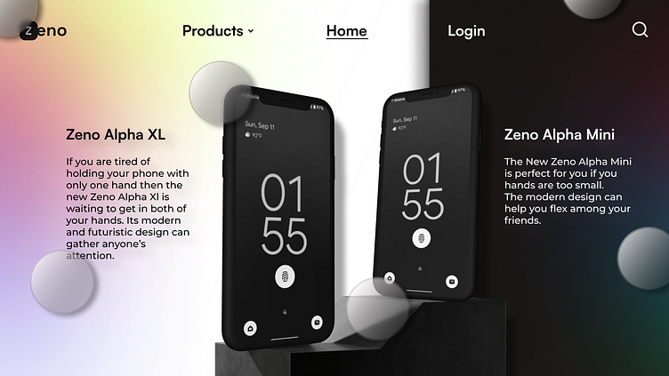 Zeno Mobile Brand Concept UI Design by Sanidhya Bhatia on Dribbble