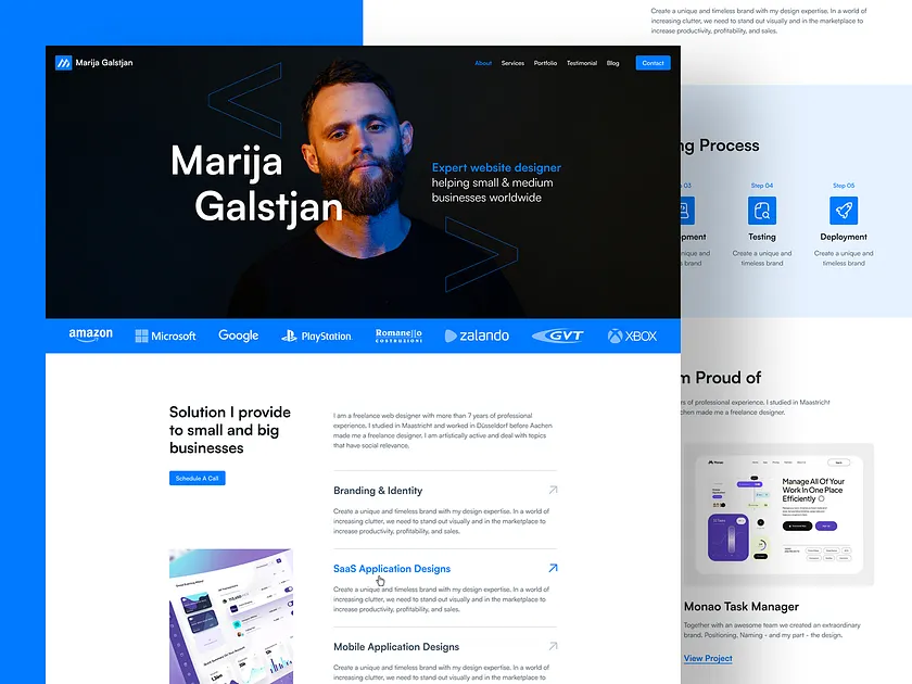 Browse thousands of Web Developer Portfolio images for design ...