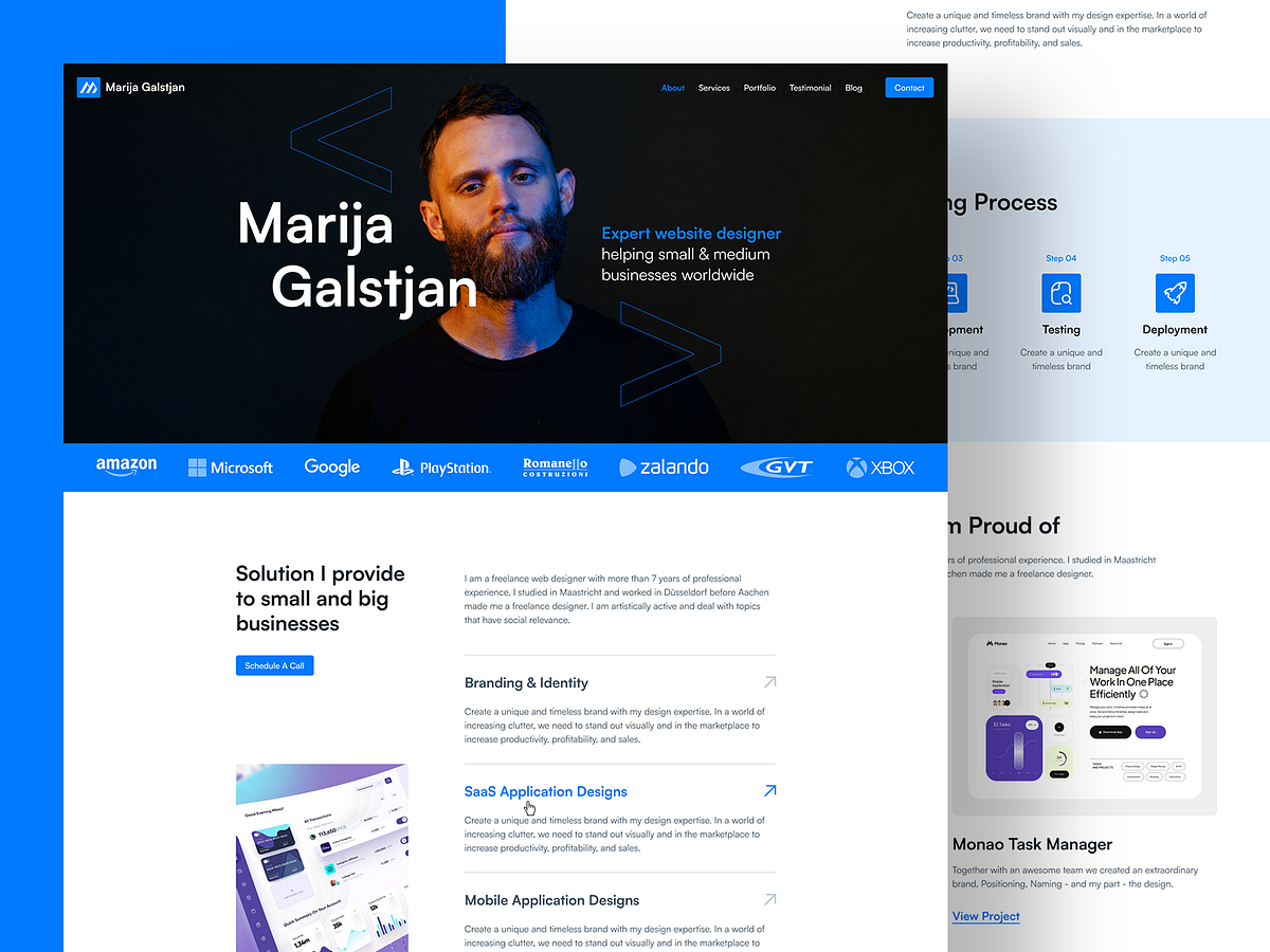 Browse thousands of Web Developer Portfolio images for design ...