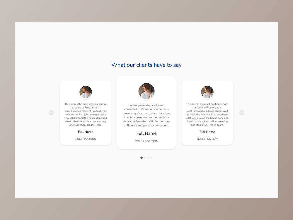 Testimonial Cards designs, themes, templates and downloadable graphic ...