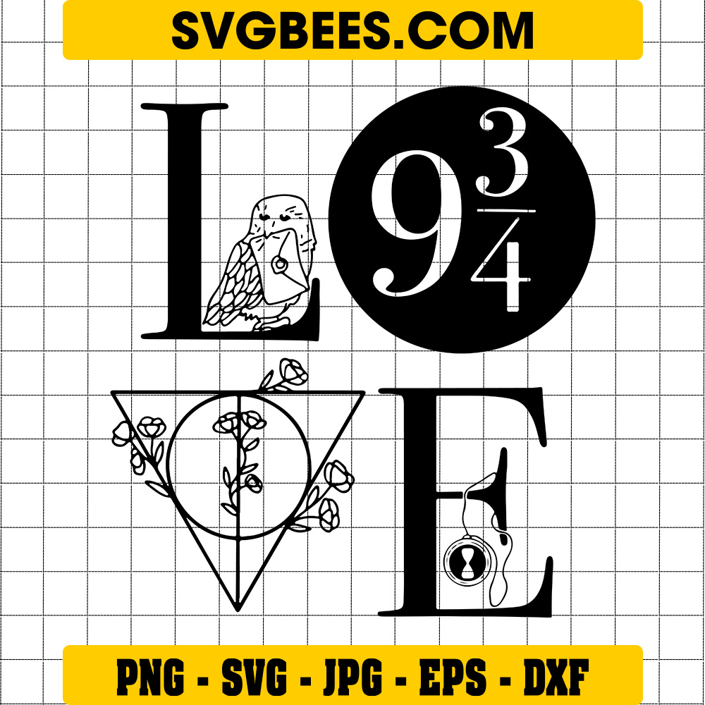 Harry Potter Heart SVG by SVGbees: SVG Files for Cricut - Get Premium ...