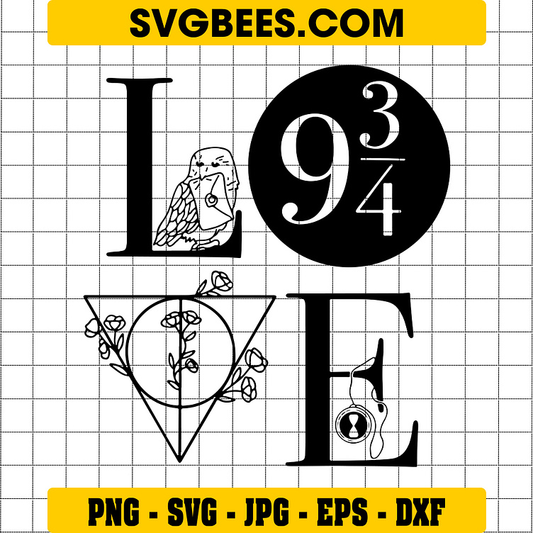Harry Potter Heart SVG by SVGbees: SVG Files for Cricut - Get Premium ...
