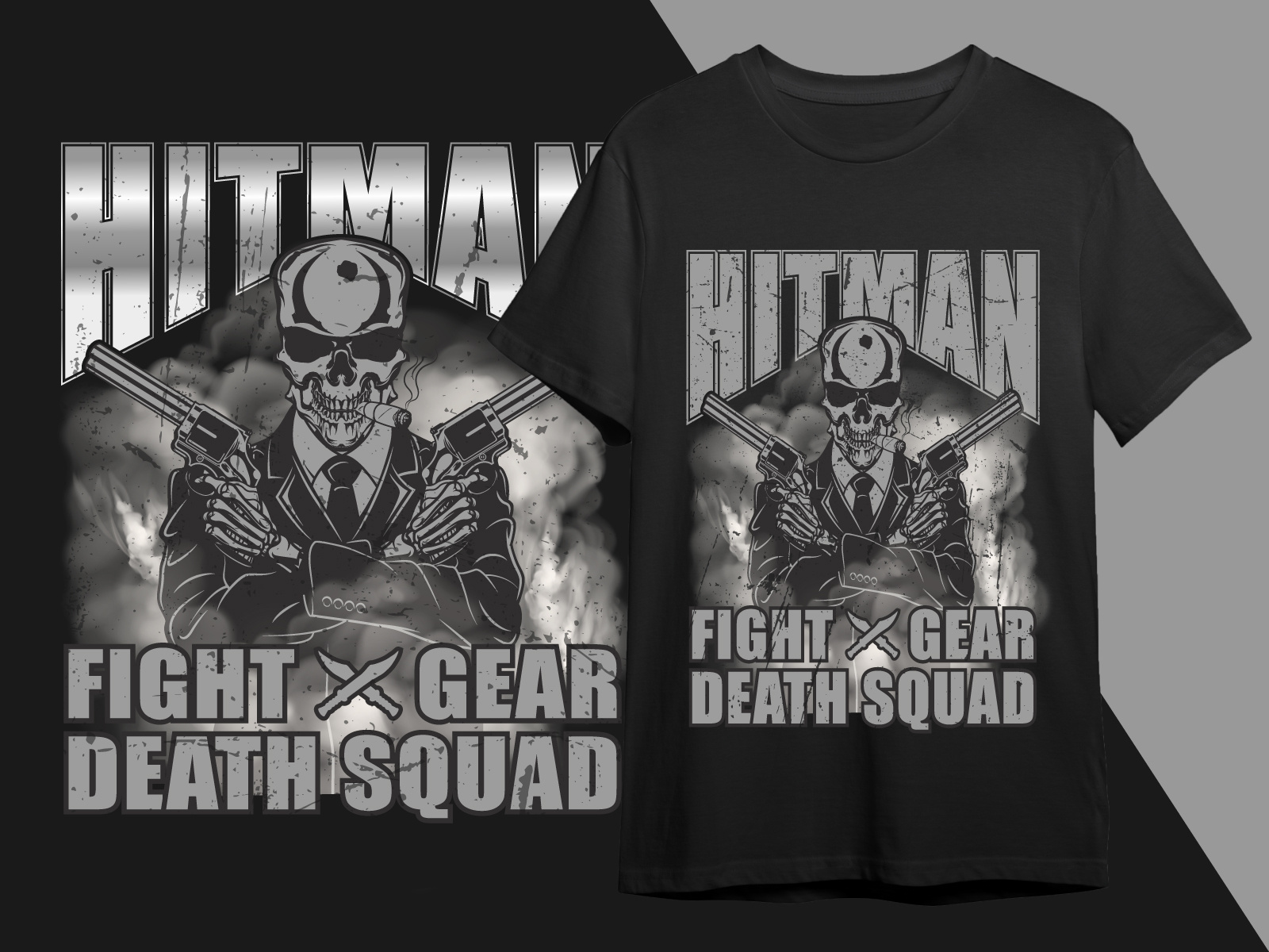 Hitman Fight Gear Logo