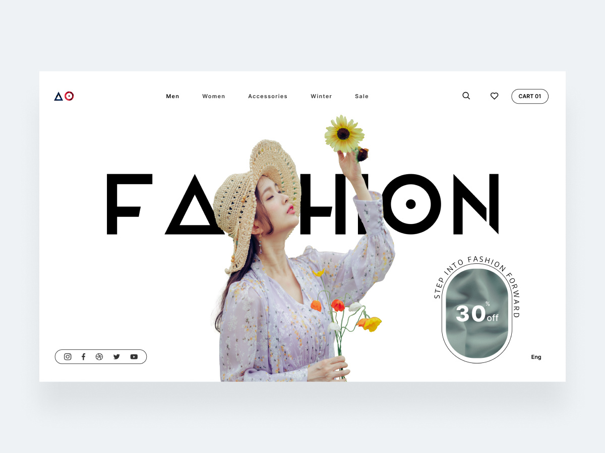 Latest Fashion Trends with Our Stunning Landing page by Urvik Moradiya ...