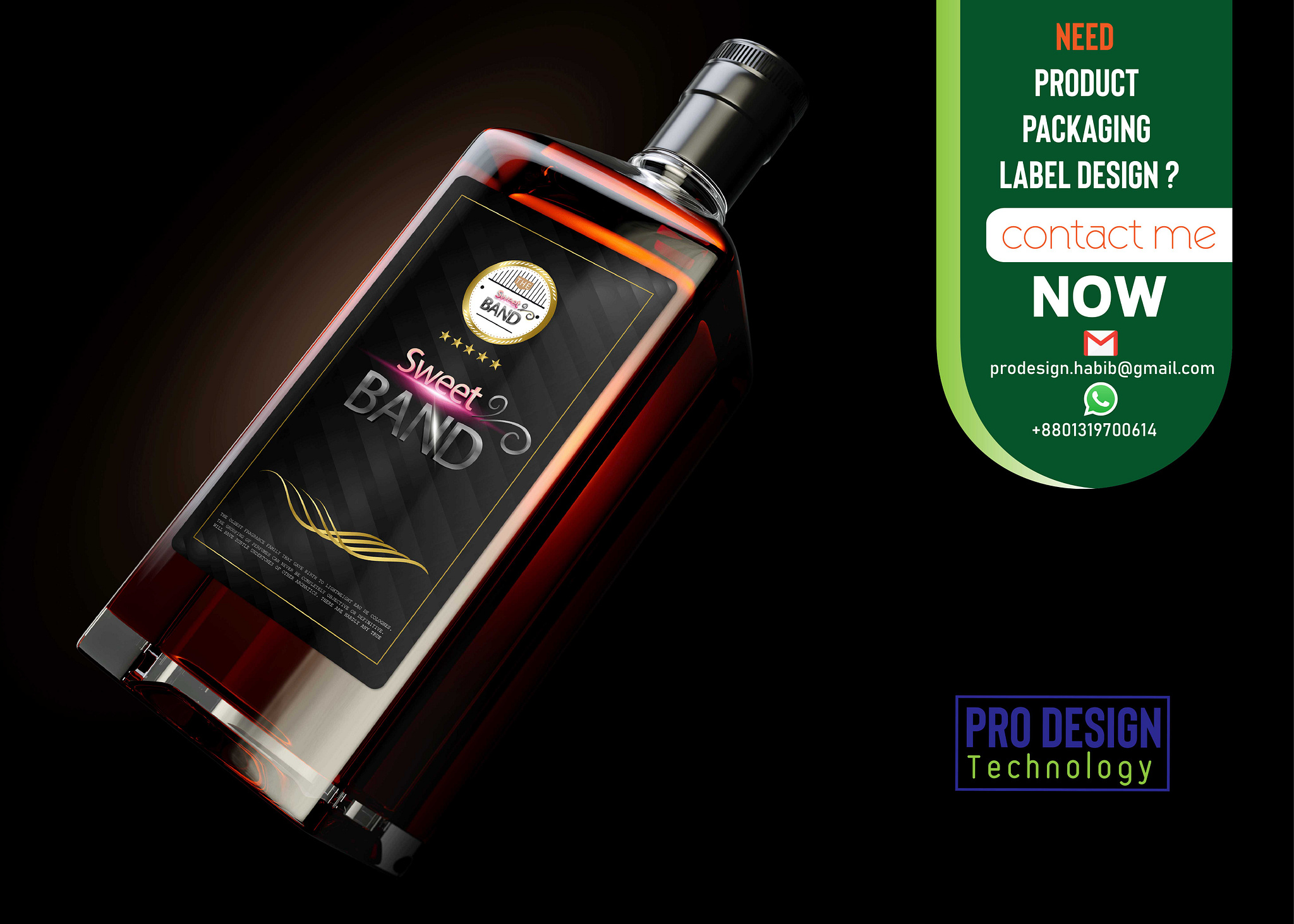 Oil bottle label design by graphics link on Dribbble