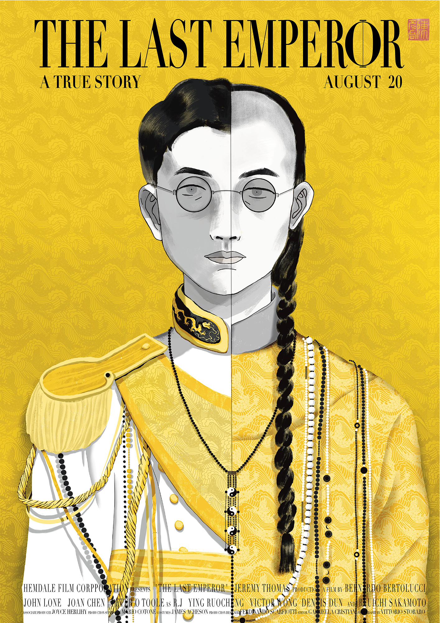 'The Last Emperor' Illustration Poster by yanjun chen on Dribbble
