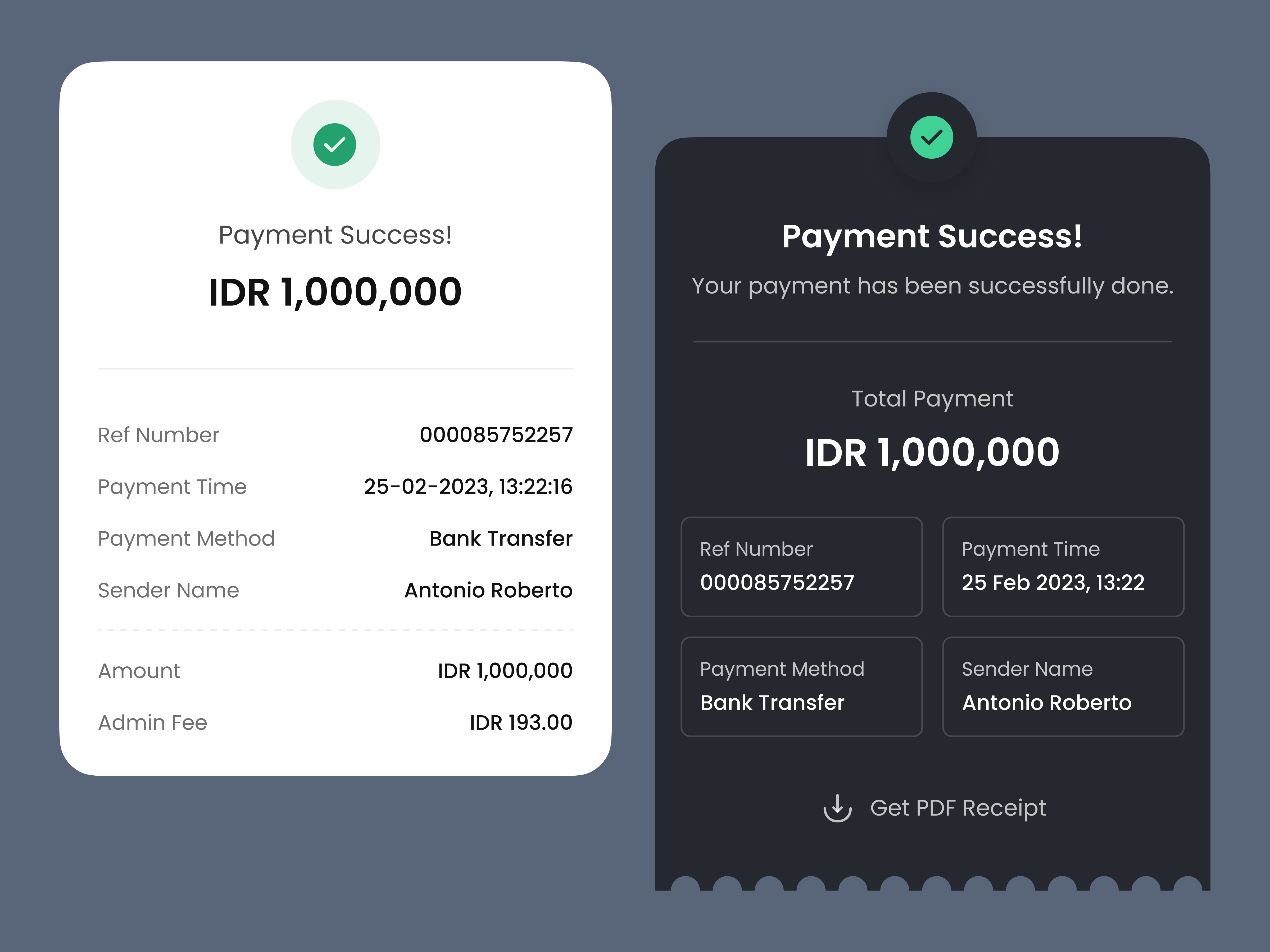 12 Receipt Page References by Raafi G on Dribbble