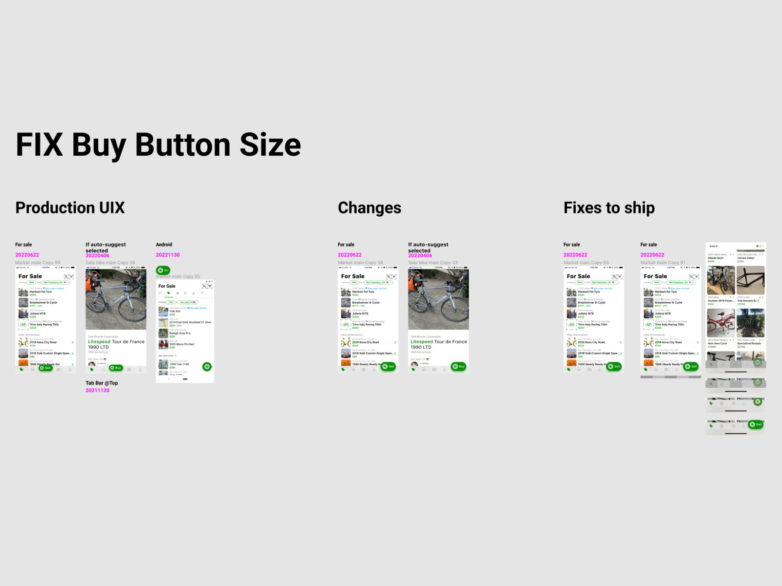 iOS Sprocket Buy Button UI Prominence Redesign by 7 for Retrographic on ...