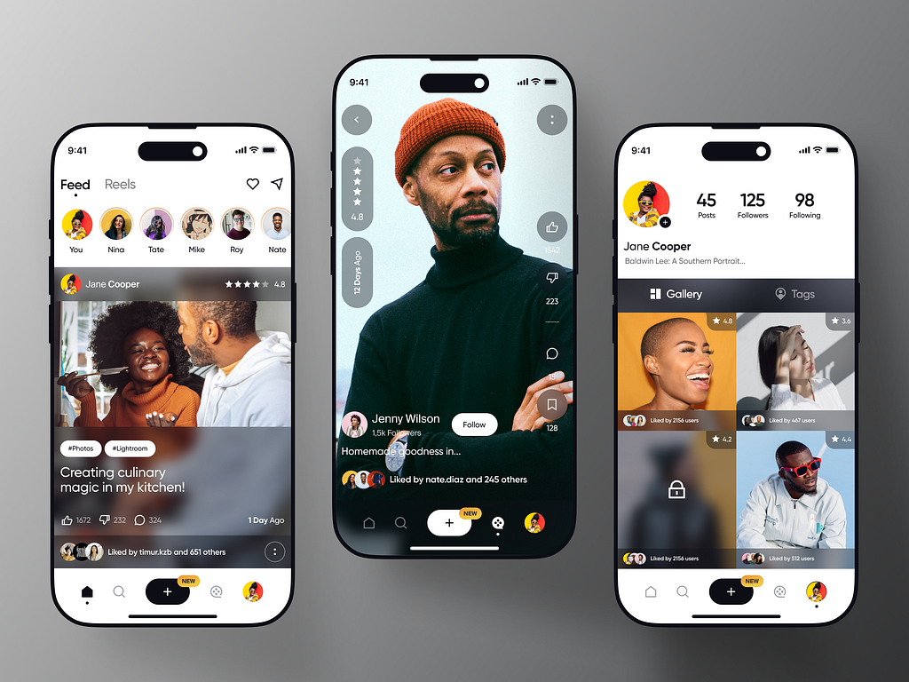 Social Network Mobile App Concept by Lay – UX/UI and branding for ...