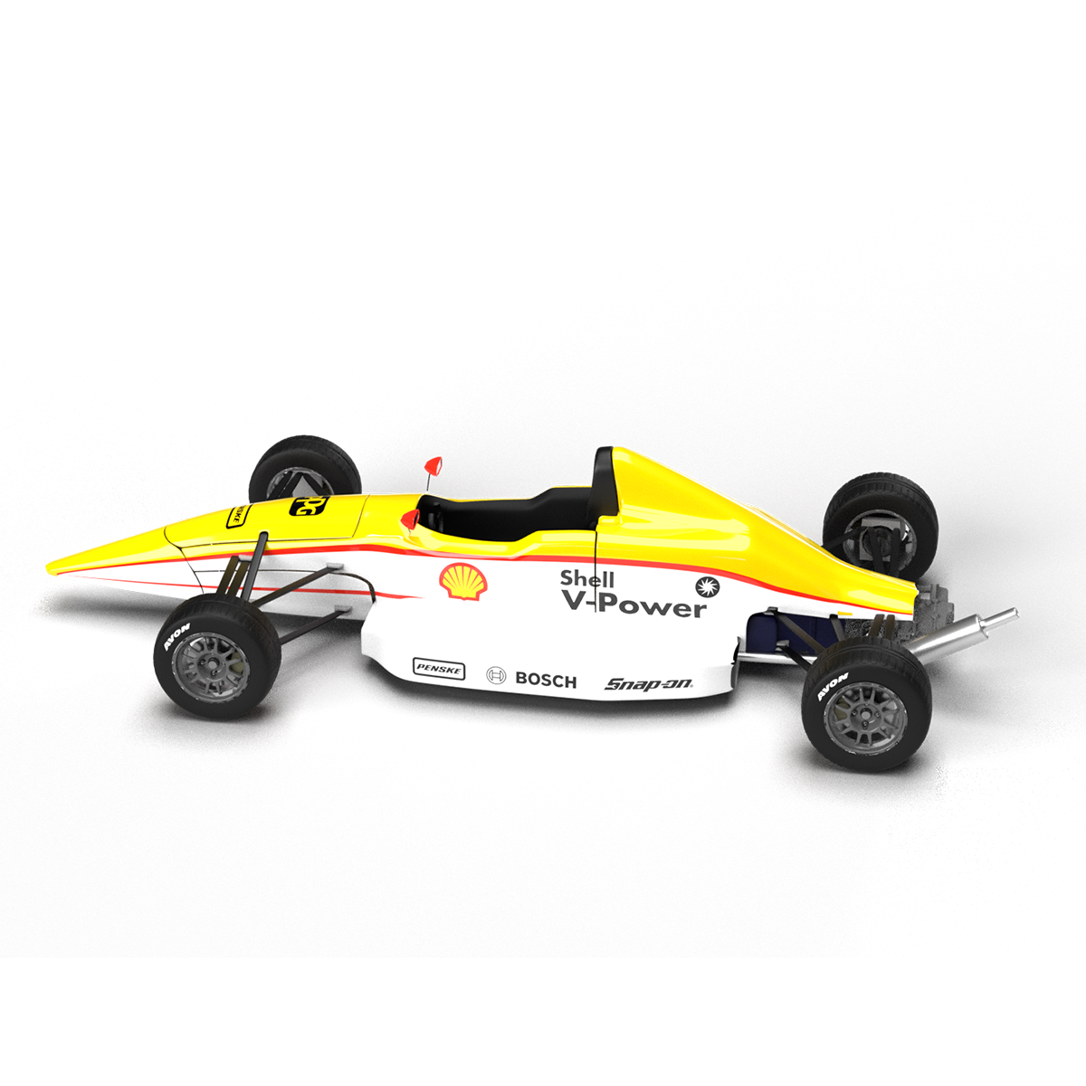 Spectrum Formula Ford 3D model by Mogra on Dribbble