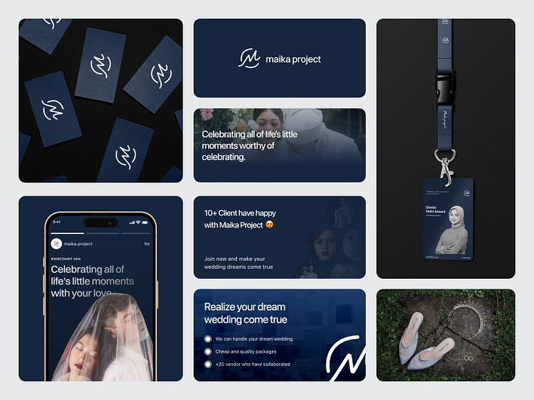 Maika Project - Visual Brand Identity 💍 by Panda Design 🐼 on Dribbble