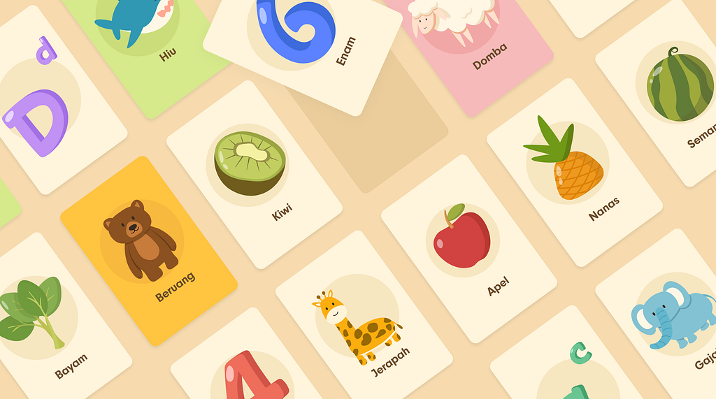 Children's Flashcard Case Study by Adinda Hashina for monographik on ...