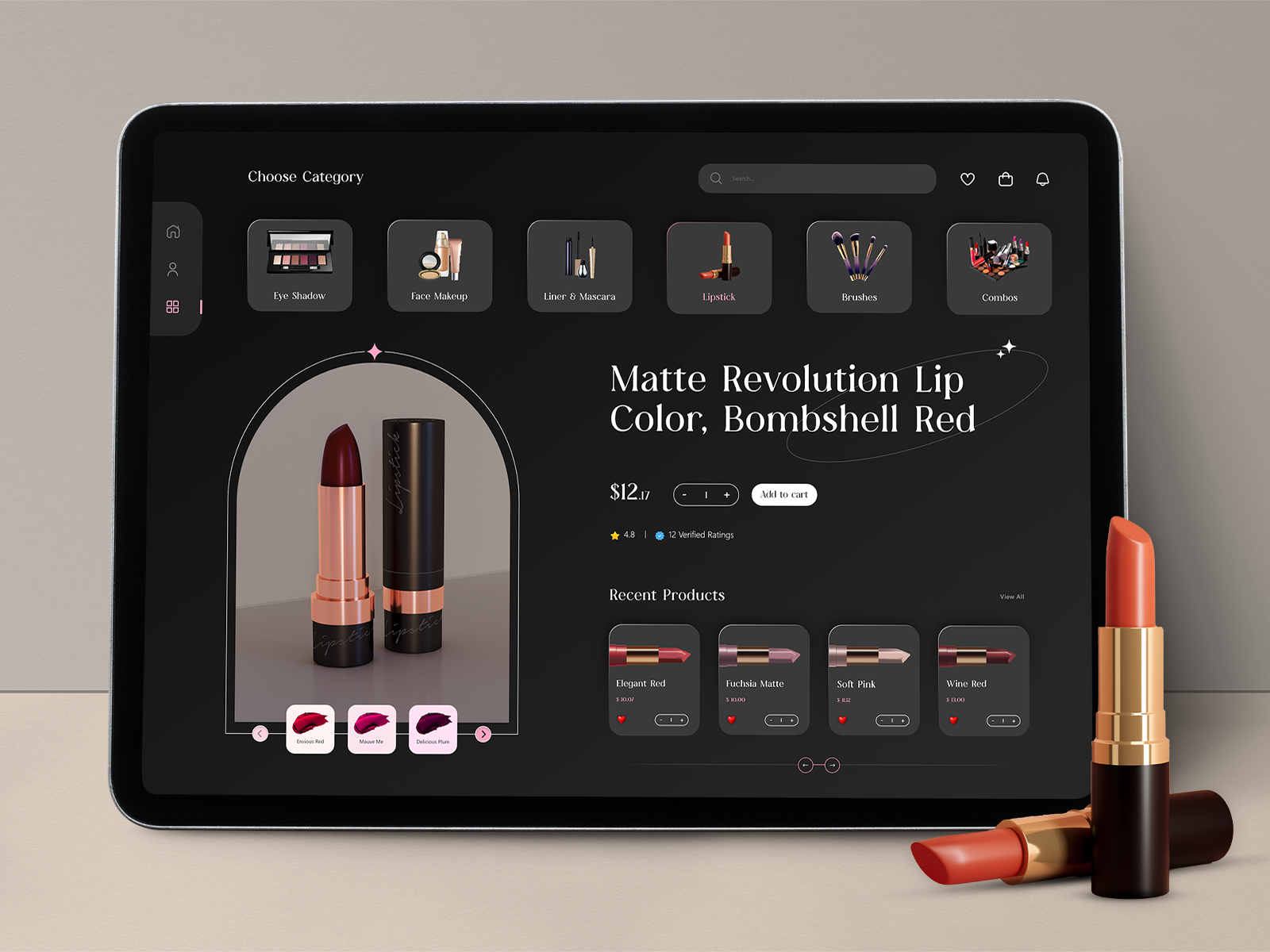 Beauty App UI 💄- iPad/Tablet App Design by Excellent Webworld on Dribbble