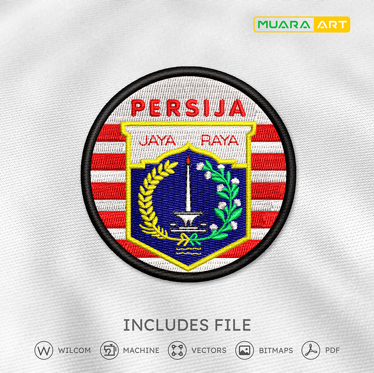 Indonesian Football Club Logo Embroidery Design by Sigit Wahyudi on ...