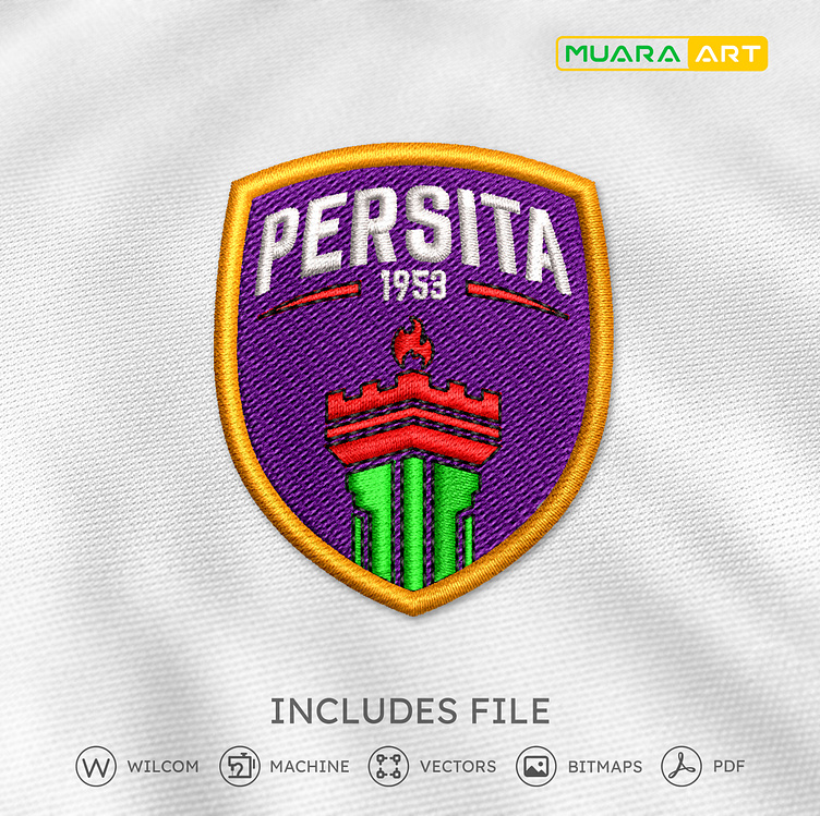 Indonesian Football Club Logo Embroidery Design by Sigit Wahyudi on ...