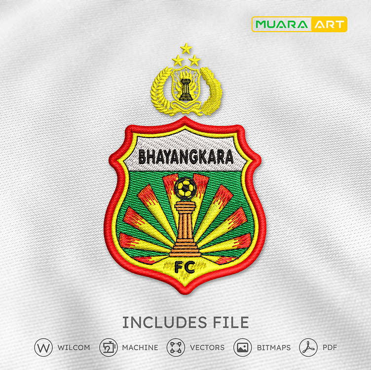 Indonesian Football Club Logo Embroidery Design by Sigit Wahyudi on ...