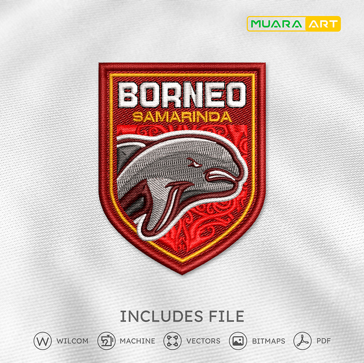 Indonesian Football Club Logo Embroidery Design by Sigit Wahyudi on ...