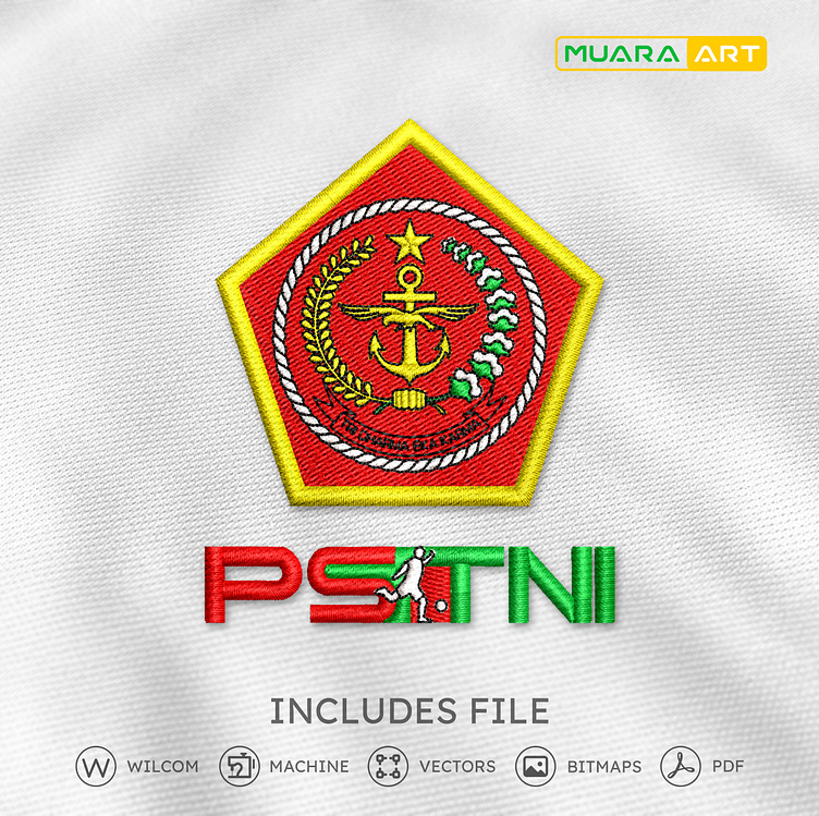 Indonesian Football Club Logo Embroidery Design by Sigit Wahyudi on ...