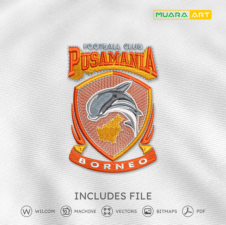 Indonesian Football Club Logo Embroidery Design by Sigit Wahyudi on ...
