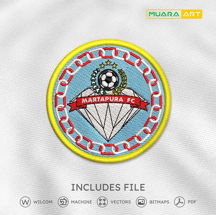 Indonesian Football Club Logo Embroidery Design by Sigit Wahyudi on ...