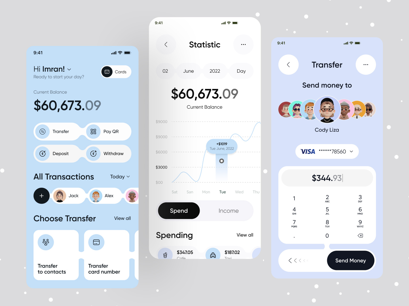 Fintech App UI by Ofspace UX/UI on Dribbble