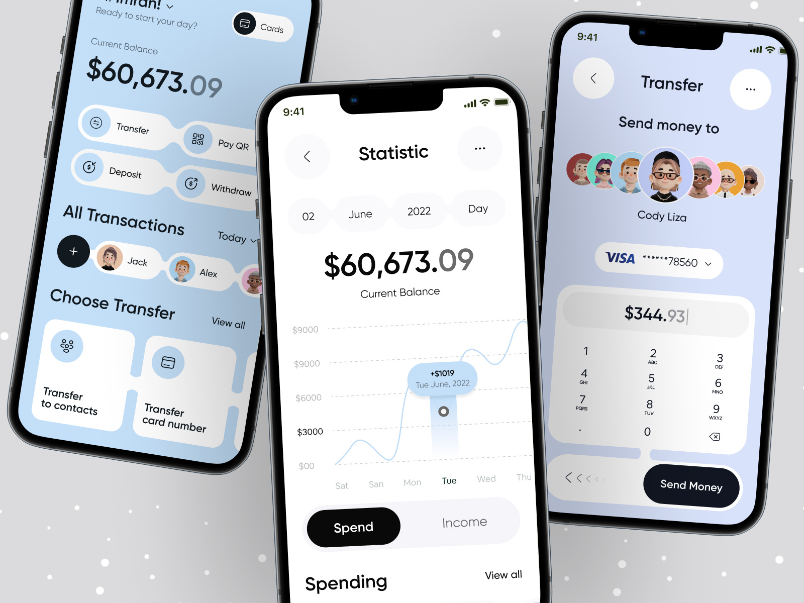 Fintech App UI by Ofspace UX/UI on Dribbble