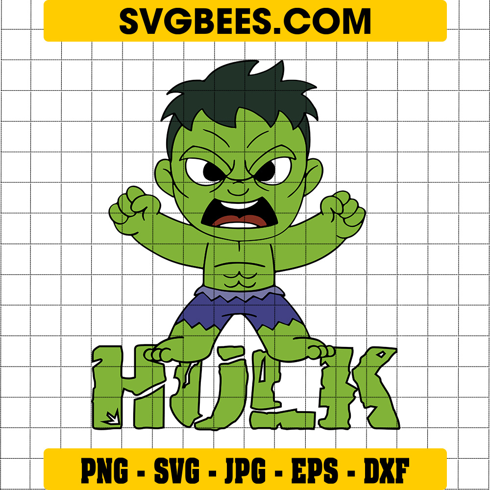 Hulk SVG by SVGbees: SVG Files for Cricut - Get Premium SVGs on Dribbble