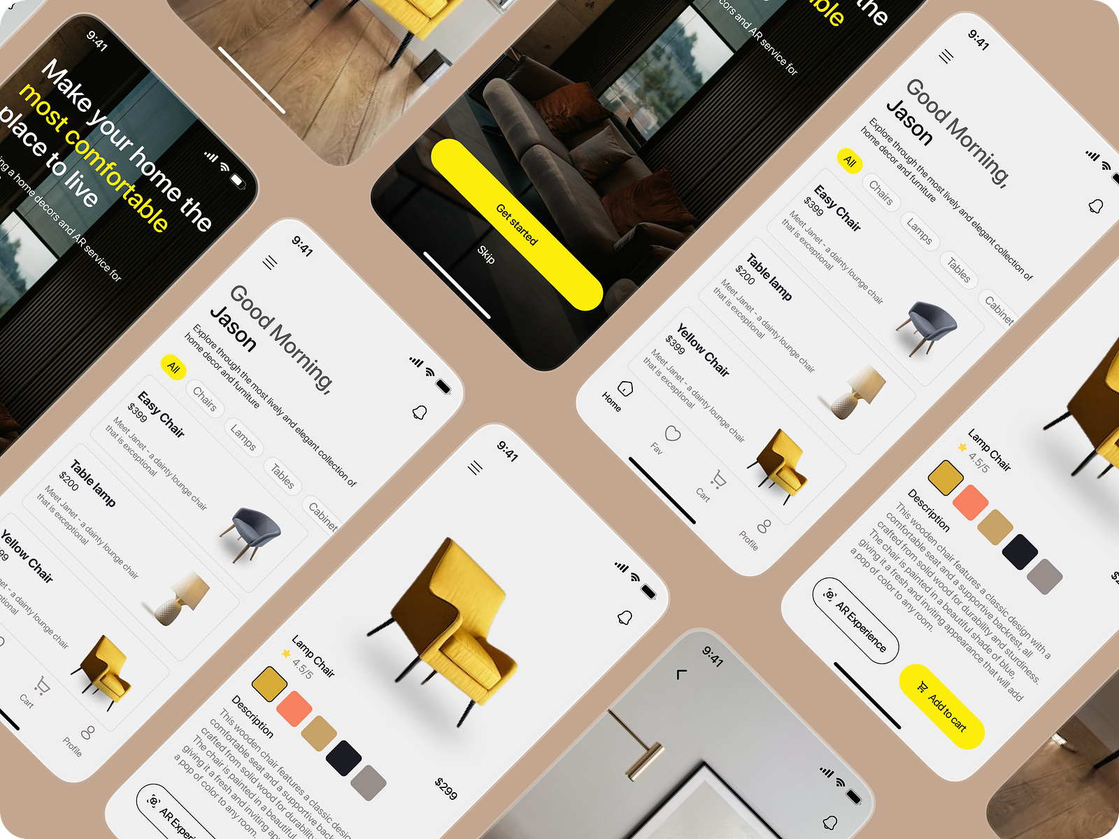 Interior design app by Rohan Kambli on Dribbble