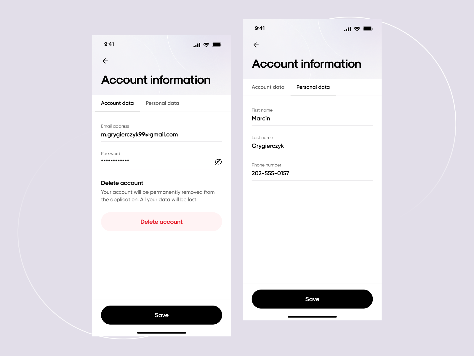 Mobile Settings - IOS App by Marcin Grygierczyk on Dribbble