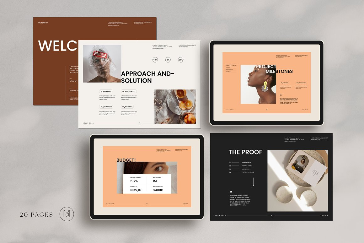 Welcome Kit Template #1 by bucketstudio_ on Dribbble