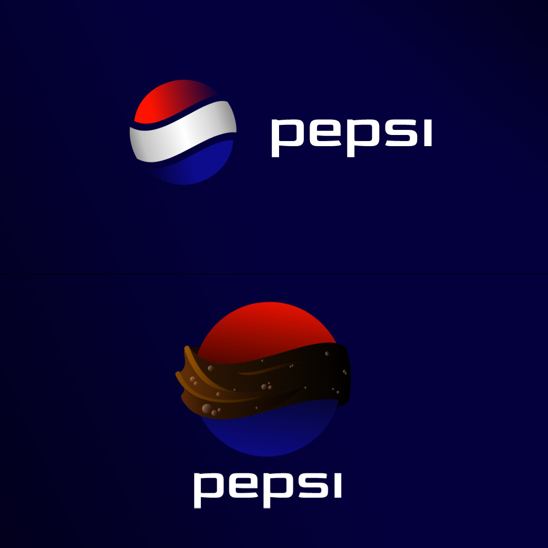 Pepsi Logo Redesigned - 2 versions by Rogoveanu Daira on Dribbble