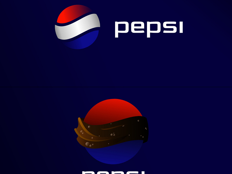 Redesign the Pepsi logo in your own style. by Dribbble on Dribbble