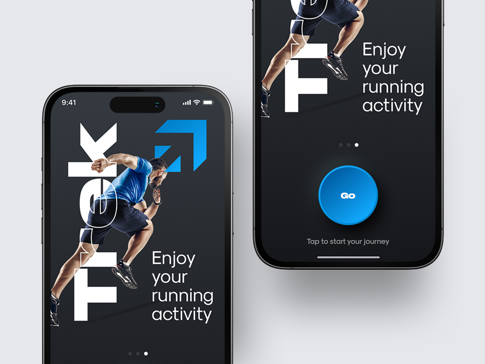 Trek - Running App [Onboarding] by Akmal⚡ on Dribbble