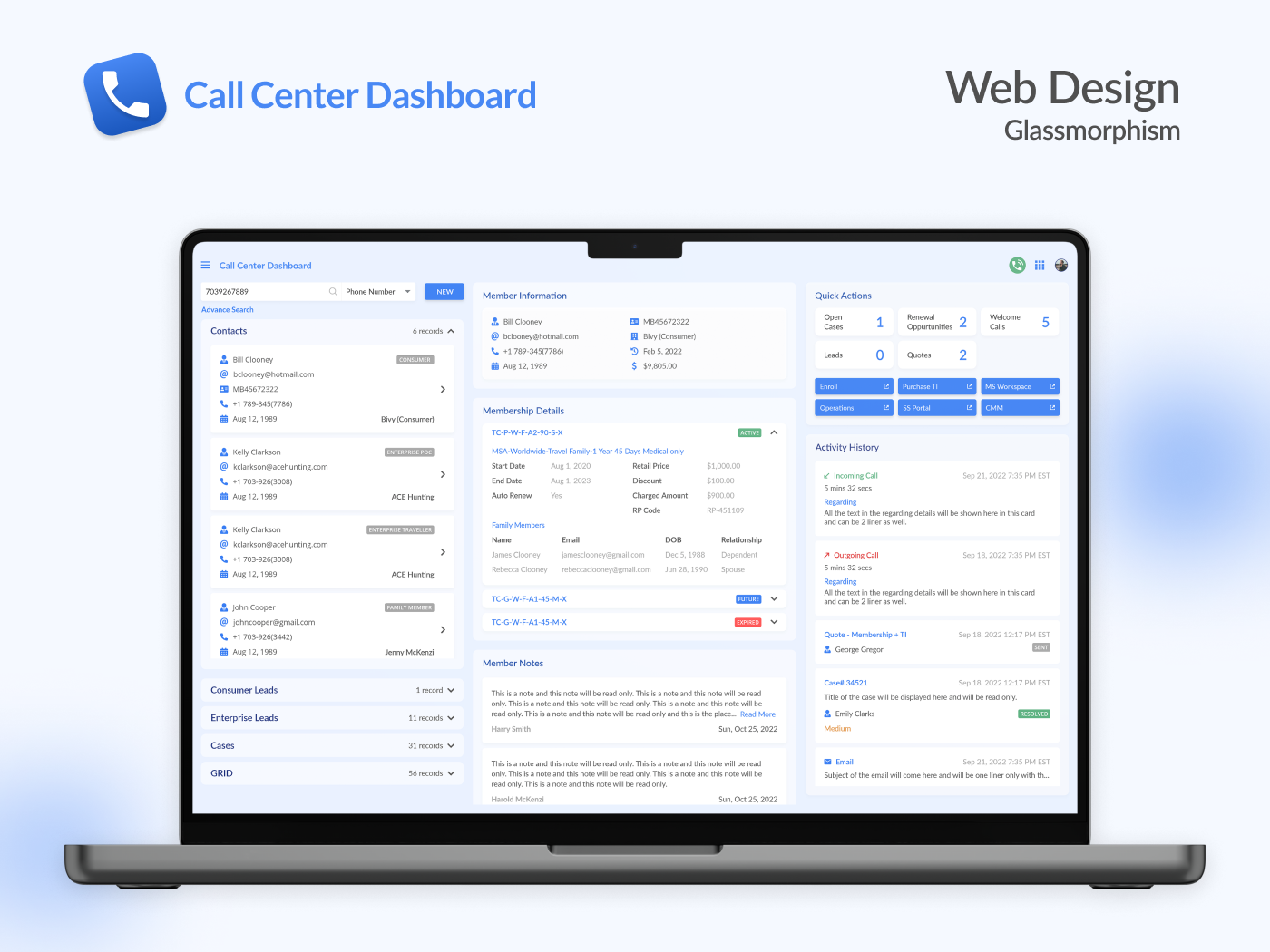Call Center Operations System Web Dashboard Design By Muhammad Hassan call-center-operations-system-web-dashboard-design-by-muhammad-hassan