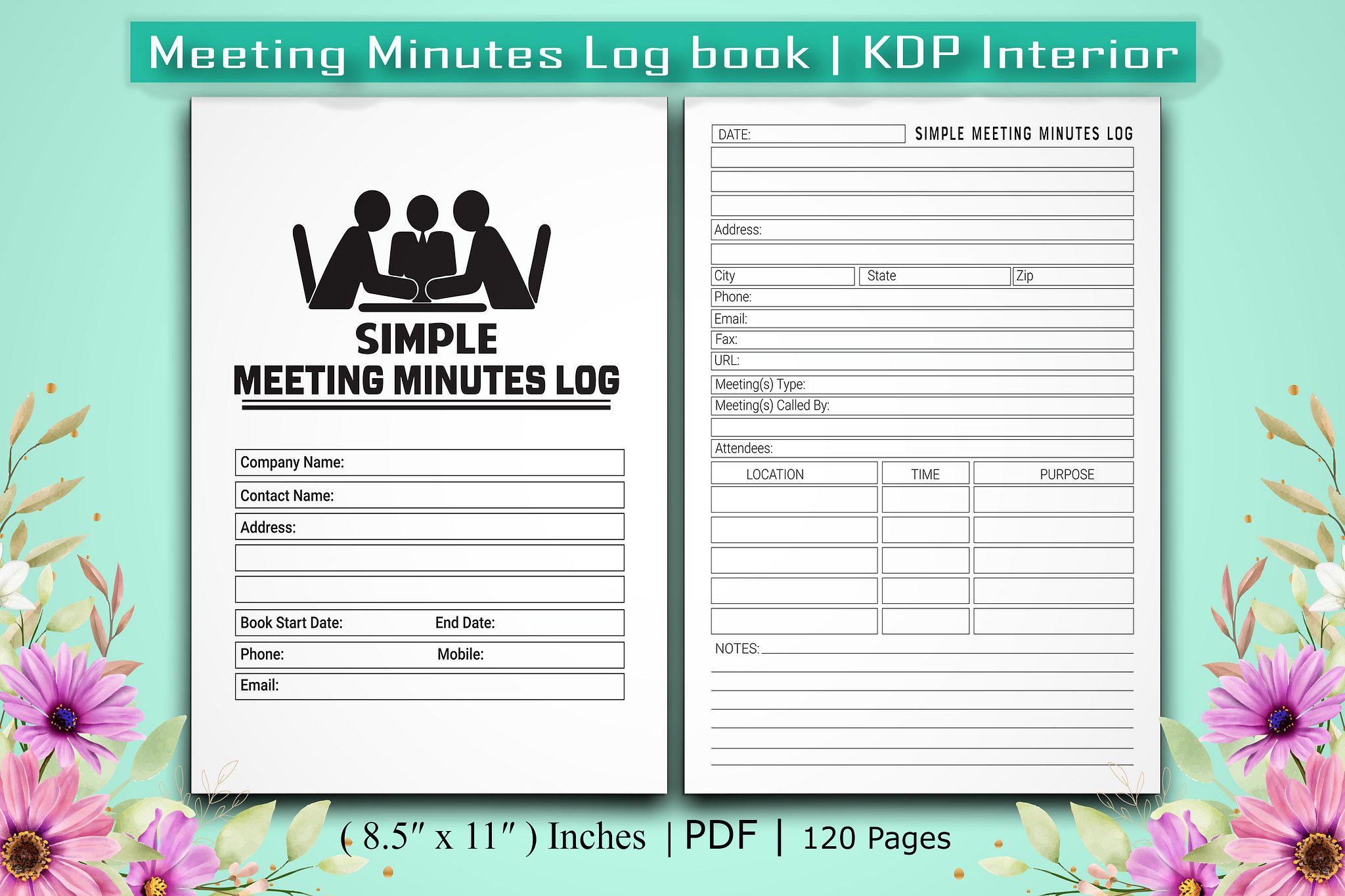 Meeting Minutes Logbook by Right Design Agency on Dribbble