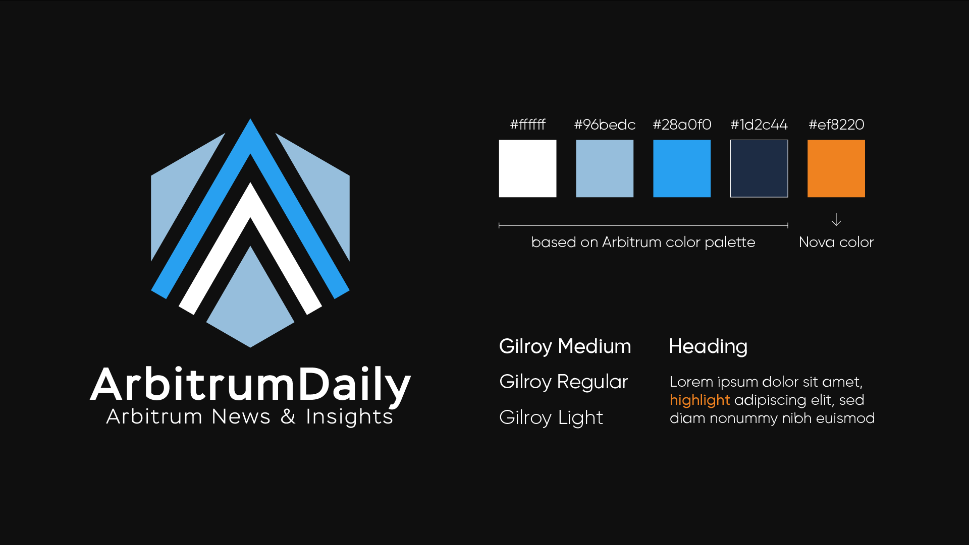 Arbitrum Daily - Brand Identity by Mai Hoa on Dribbble