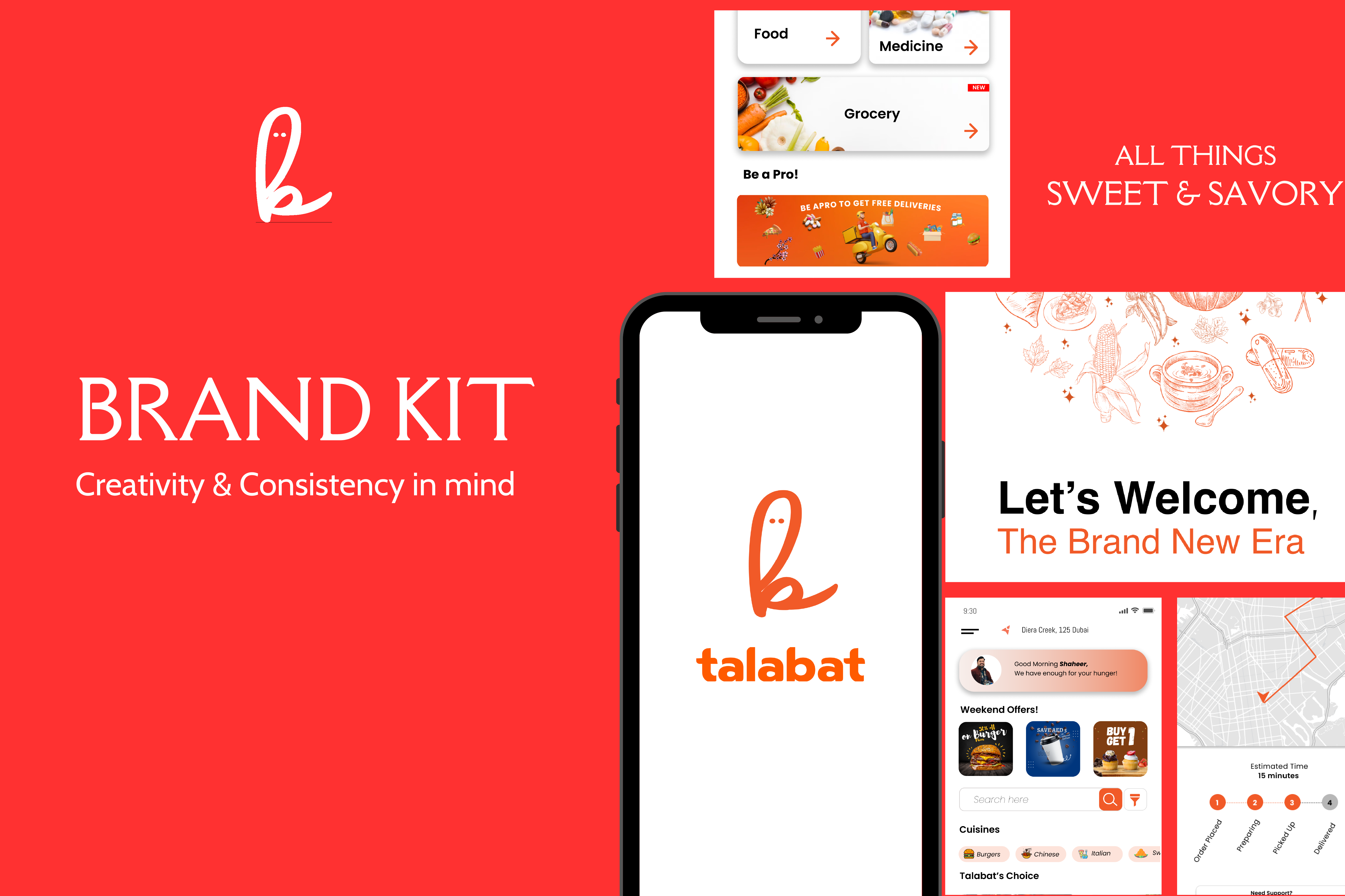 Talabat Rebranding Concept - UX UI Design by Shaheer Malik on Dribbble