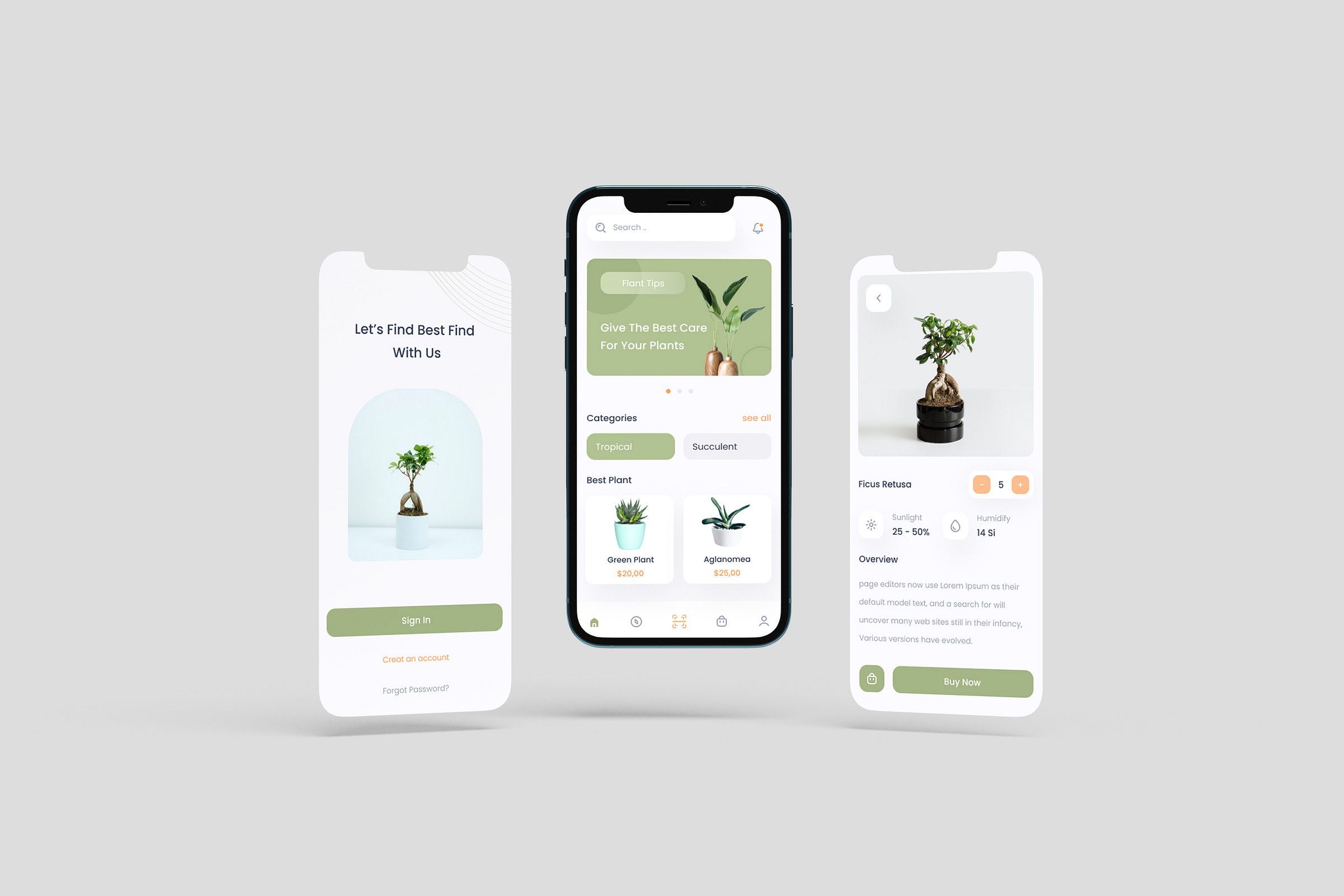 Plant Shop App by Huzaifa Javed on Dribbble
